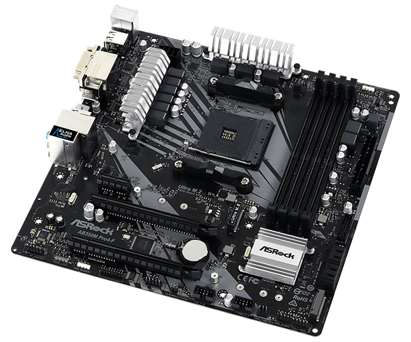 ASRock > AB350M Pro4-F