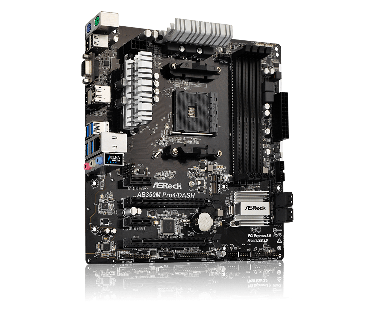ASRock > AB350M Pro4/DASH
