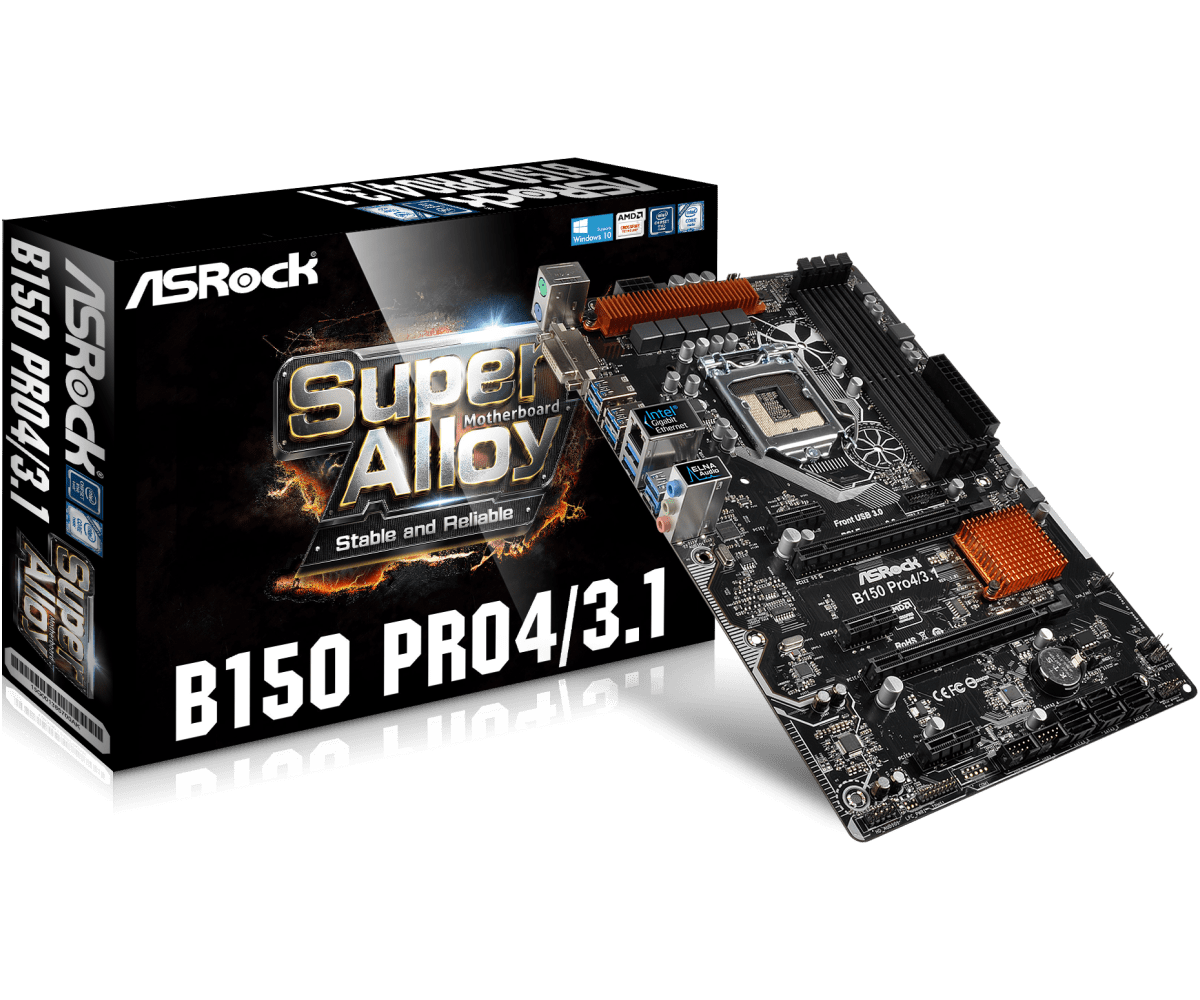 ASRock > B150 Pro4/3.1