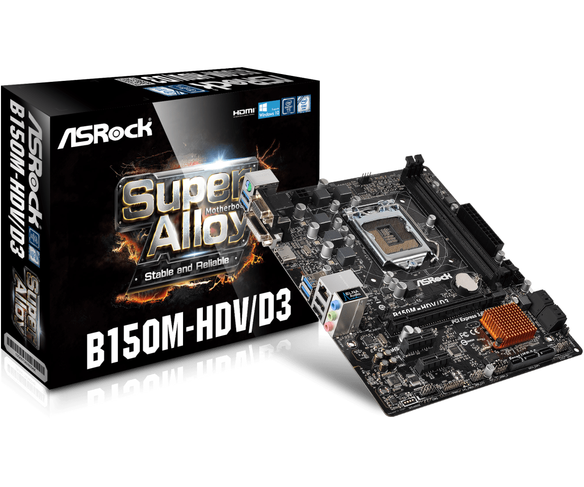 ASRock > B150M-HDV/D3