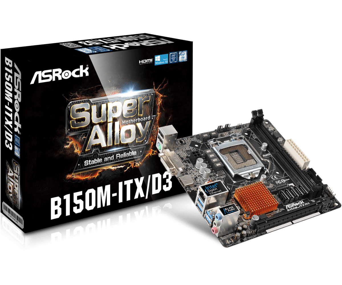 ASRock > B150M-ITX/D3