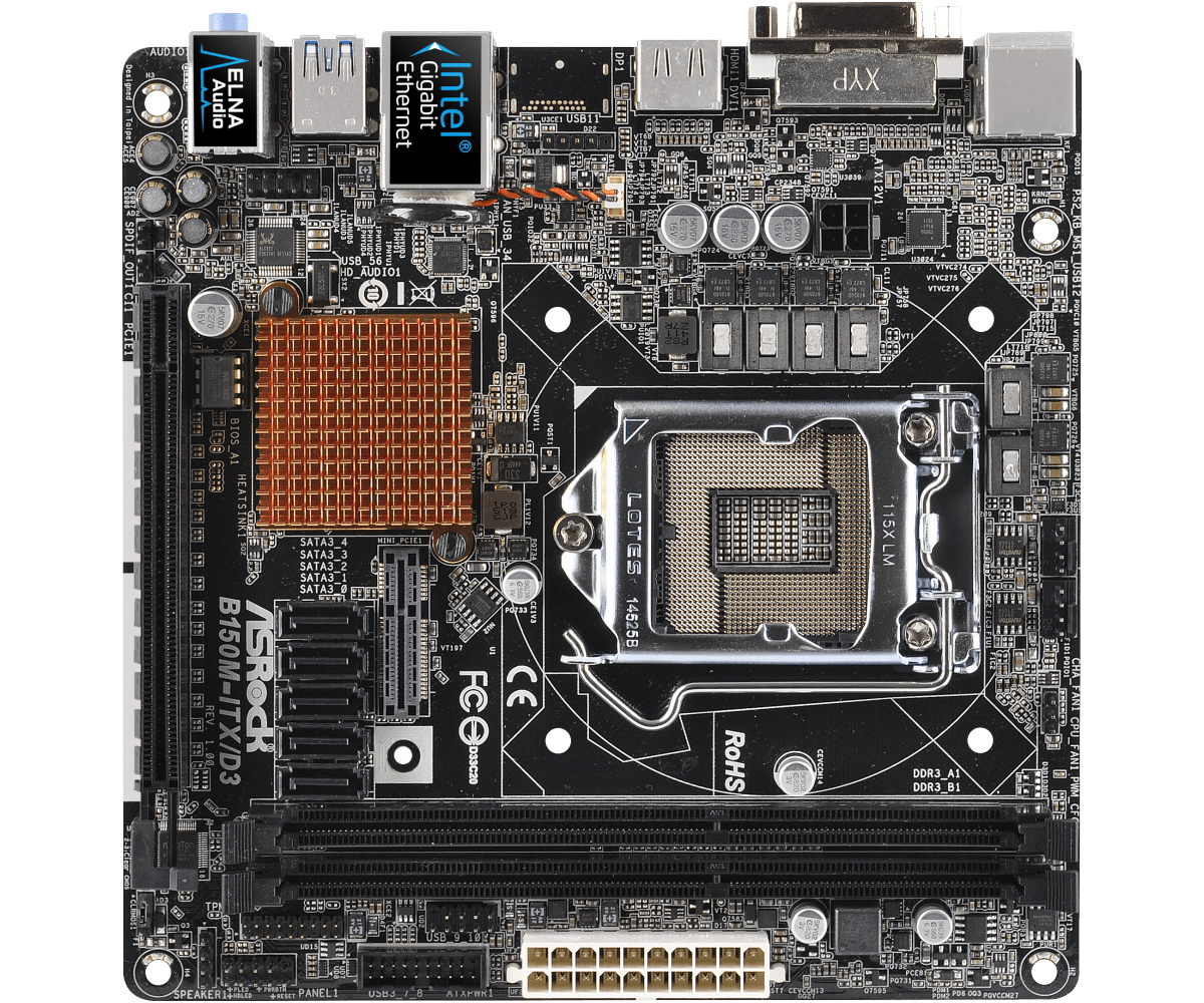 ASRock > B150M-ITX/D3