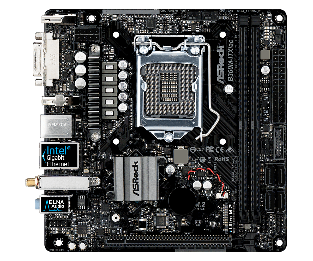 ASRock > B360M-ITX/ac