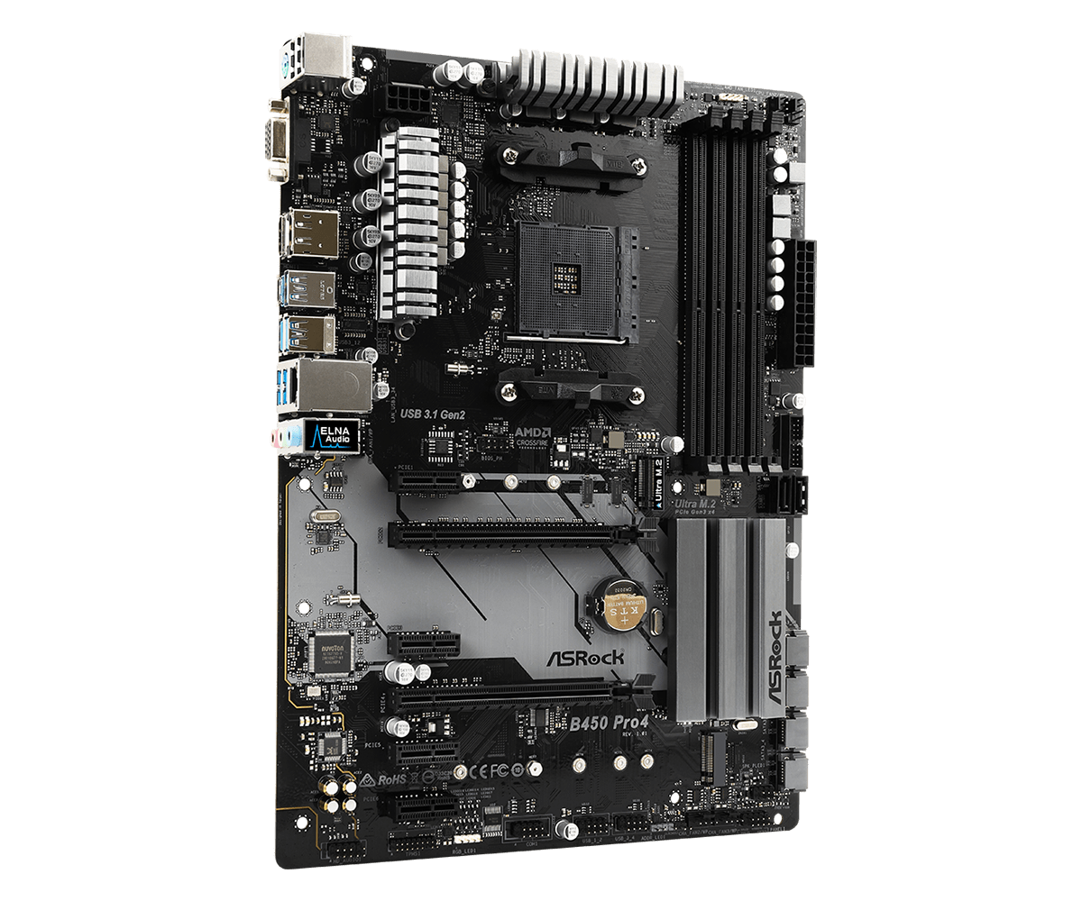 ASRock > B450 Pro4