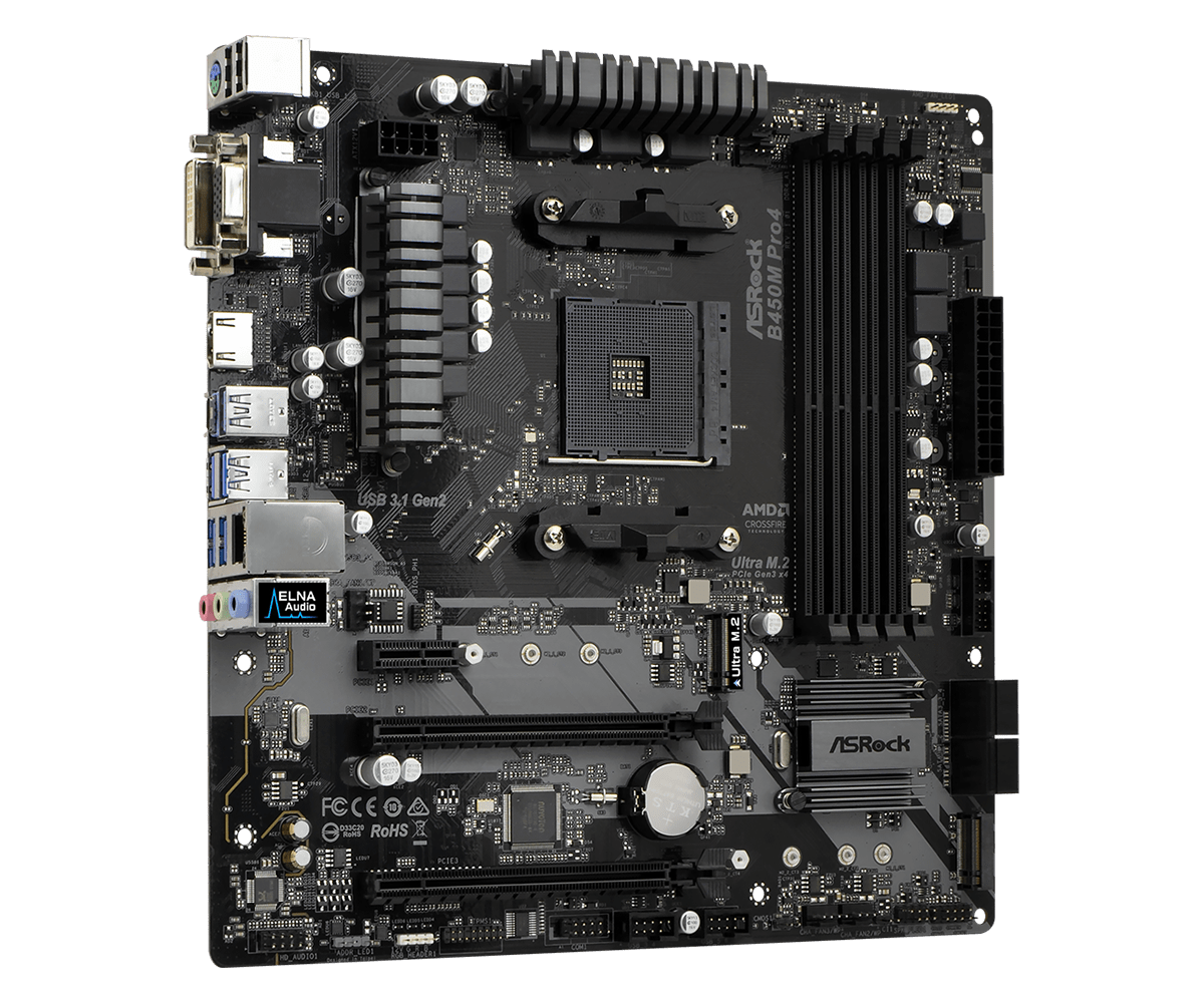 ASRock > B450M Pro4