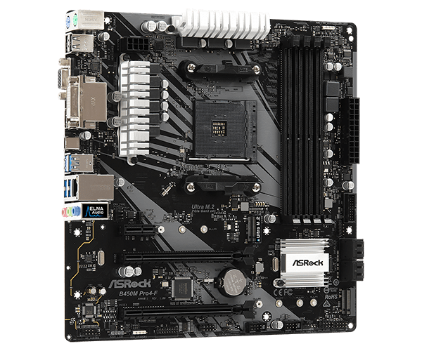 ASRock > B450M Pro4-F