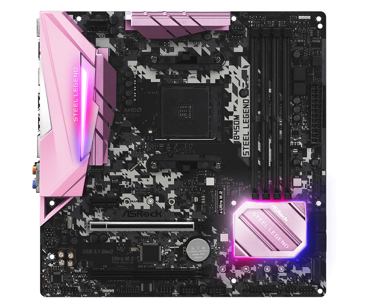 ASRock > B450M Steel Legend
