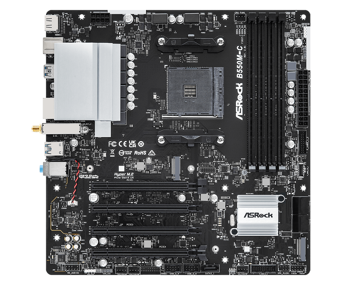 ASRock > B550M-C R2.0