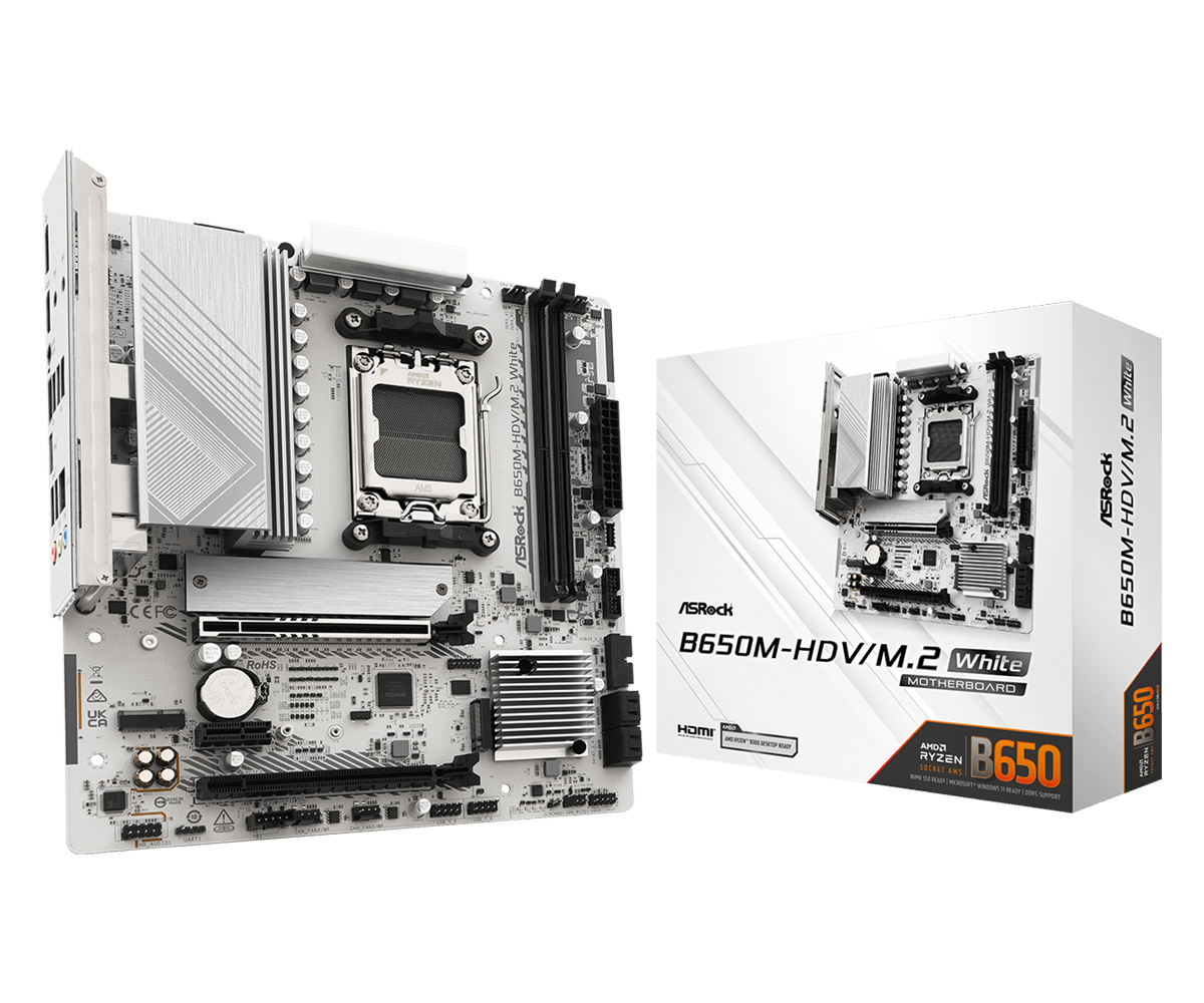 ASRock > B650M-HDV/M.2 White
