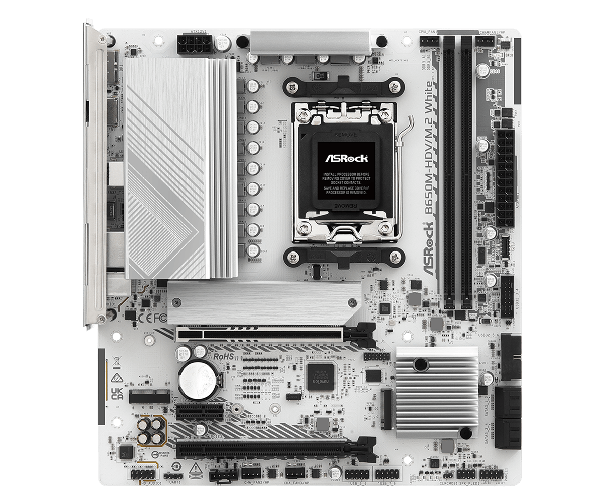 ASRock > B650M-HDV/M.2 White