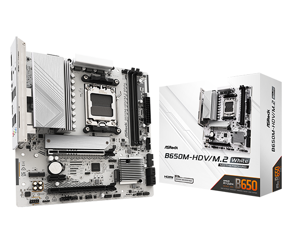 ASRock > B650M-HDV/M.2 White
