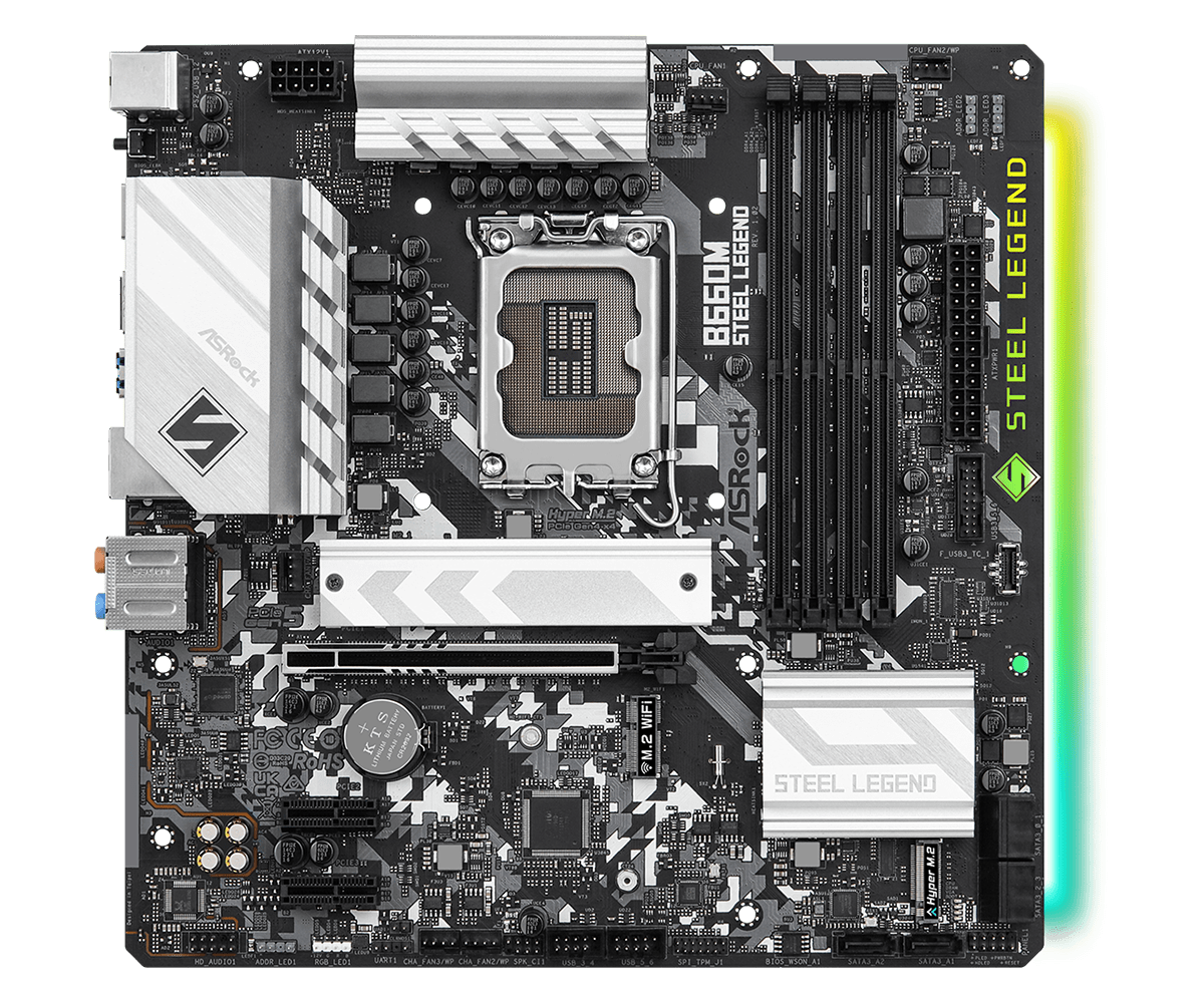 ASRock > B660M Steel Legend