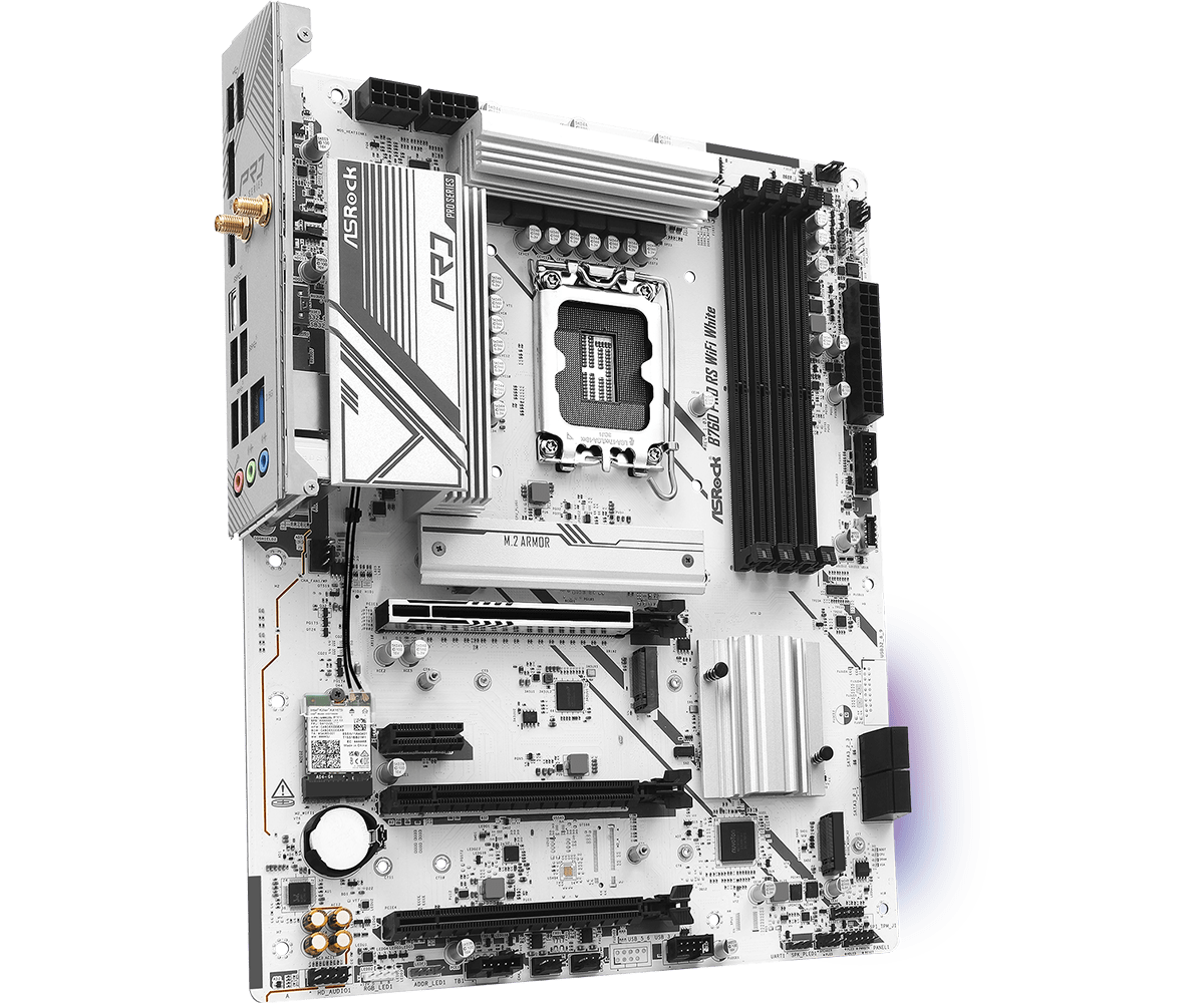 ASRock > B760 Pro RS WiFi White