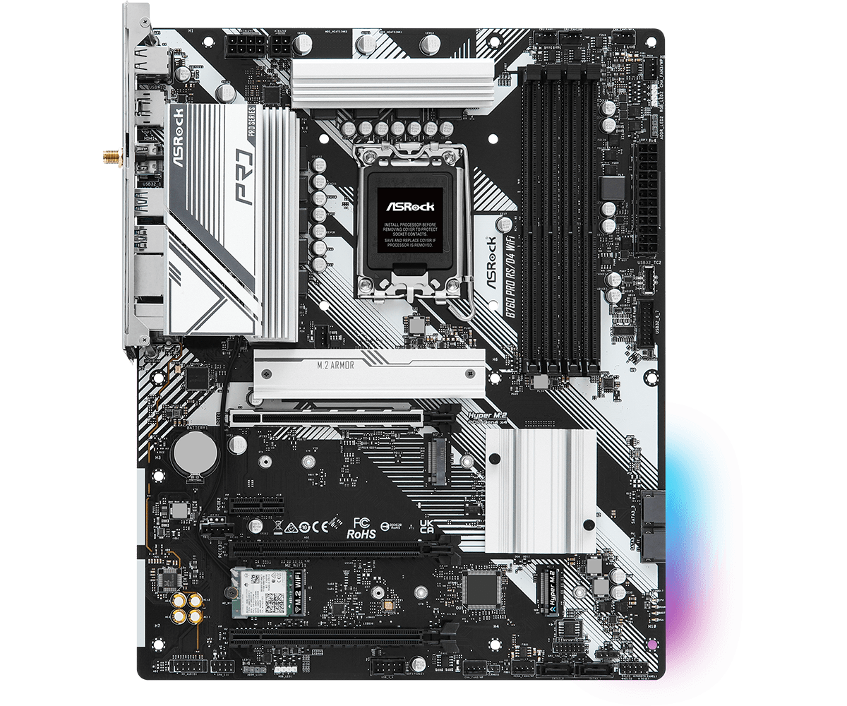 ASRock > B760 Pro RS/D4 WiFi