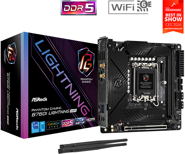 华擎科技 | B760I Lightning WiFi