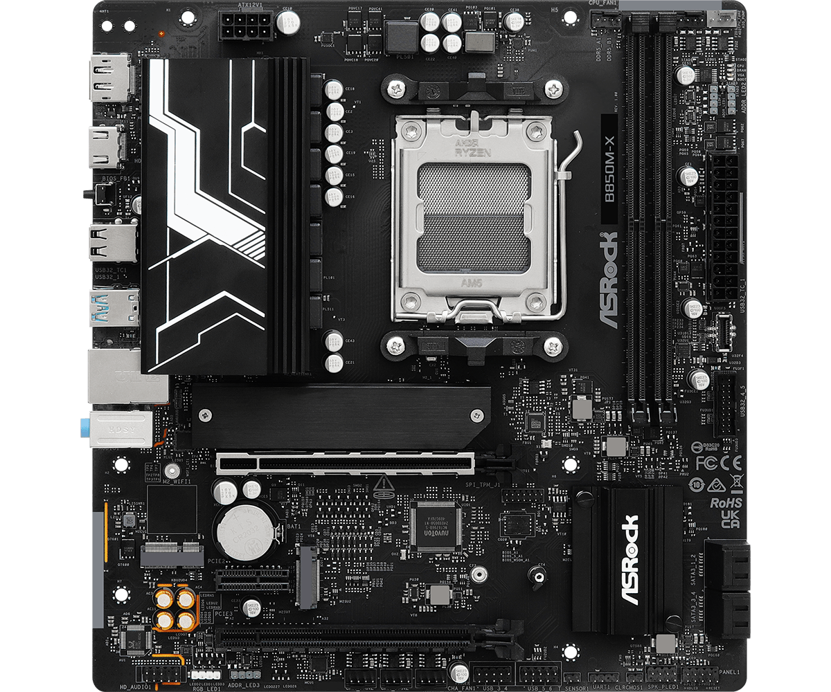 ASRock > B850M-X