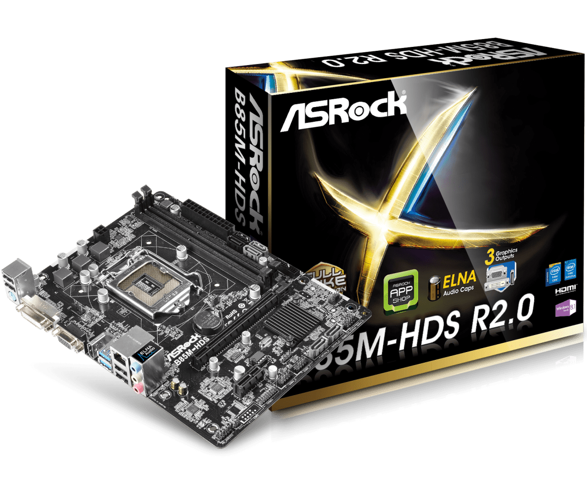ASRock > B85M-HDS R2.0
