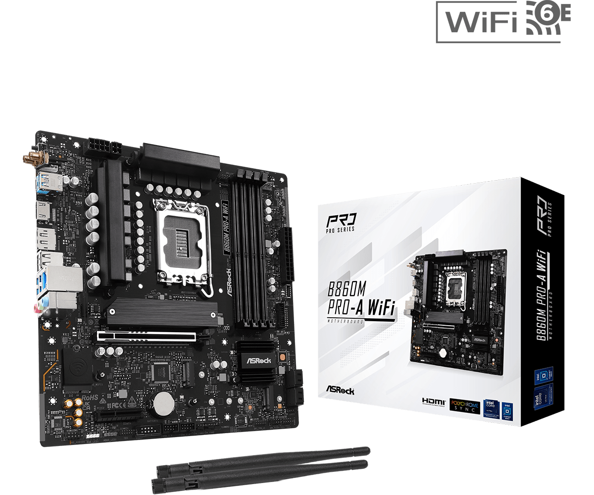 ASRock > B860M Pro-A WiFi