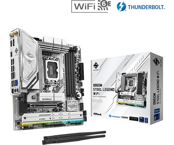 ASRock > B860M Steel Legend WiFi