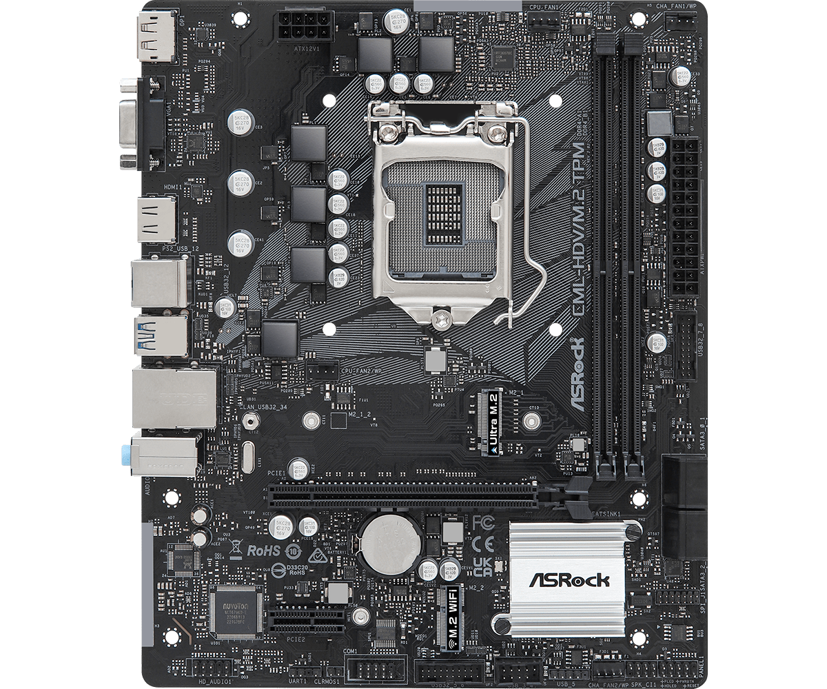 ASRock > CML-HDV/M.2 TPM R2.0