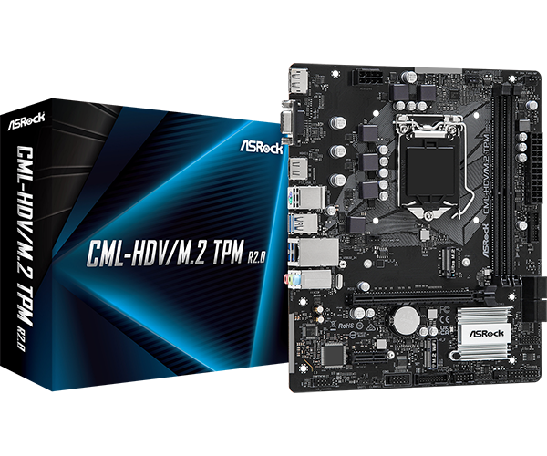ASRock > CML-HDV/M.2 TPM R2.0