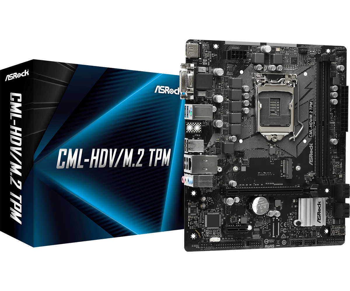 ASRock > CML-HDV/M.2 TPM