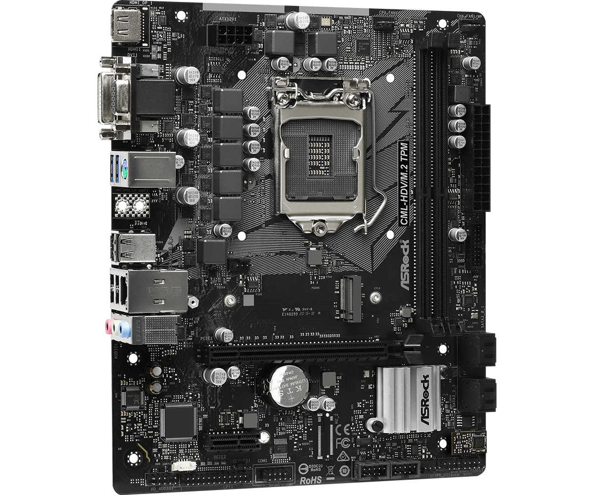 ASRock > CML-HDV/M.2 TPM