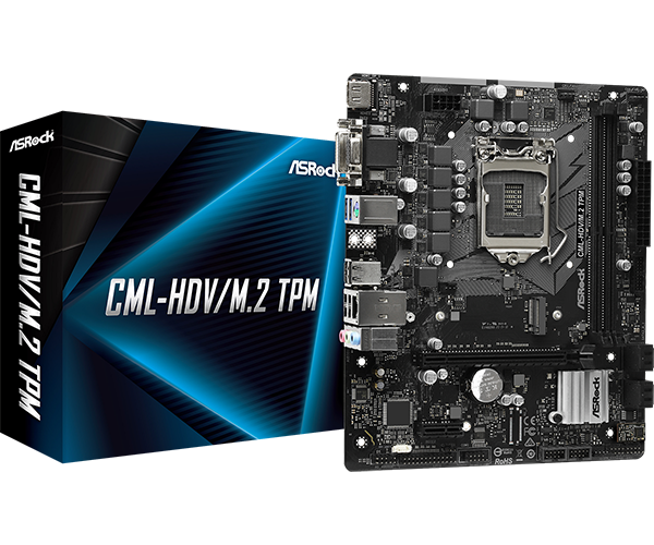 ASRock > CML-HDV/M.2 TPM