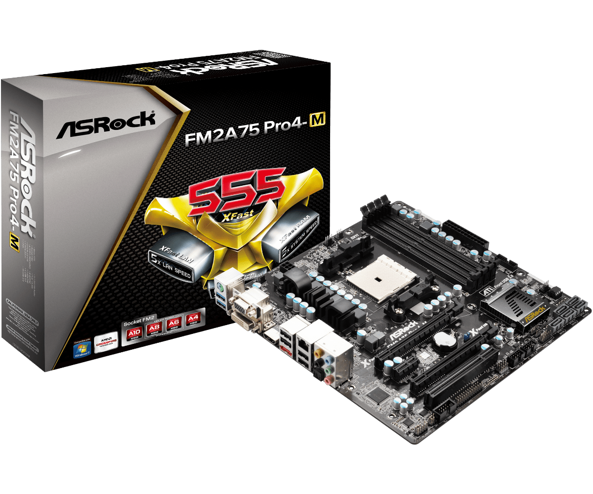 ASRock > FM2A75 Pro4-M