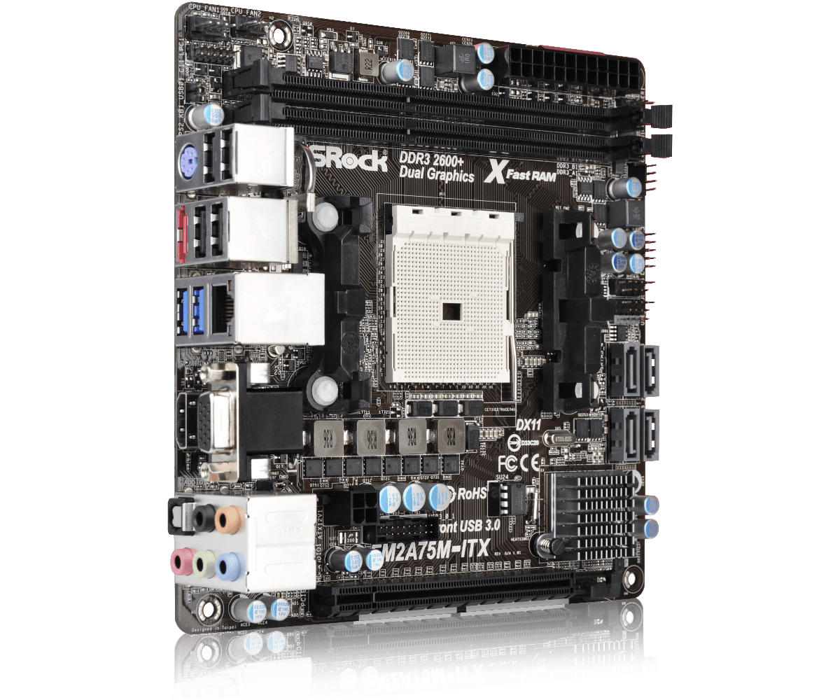ASRock > FM2A75M-ITX