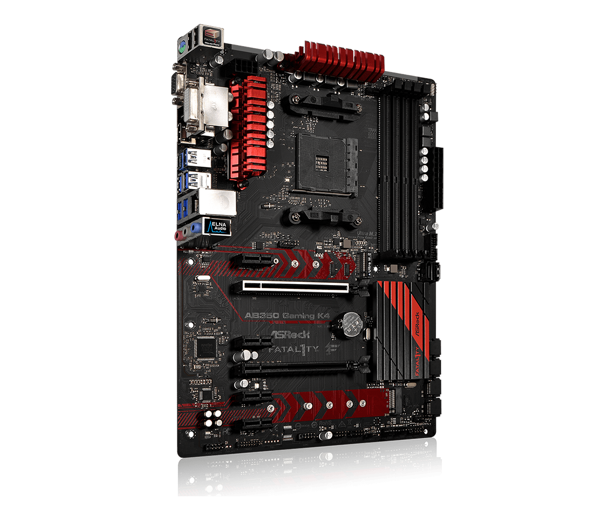 ASRock > Fatal1ty AB350 Gaming K4