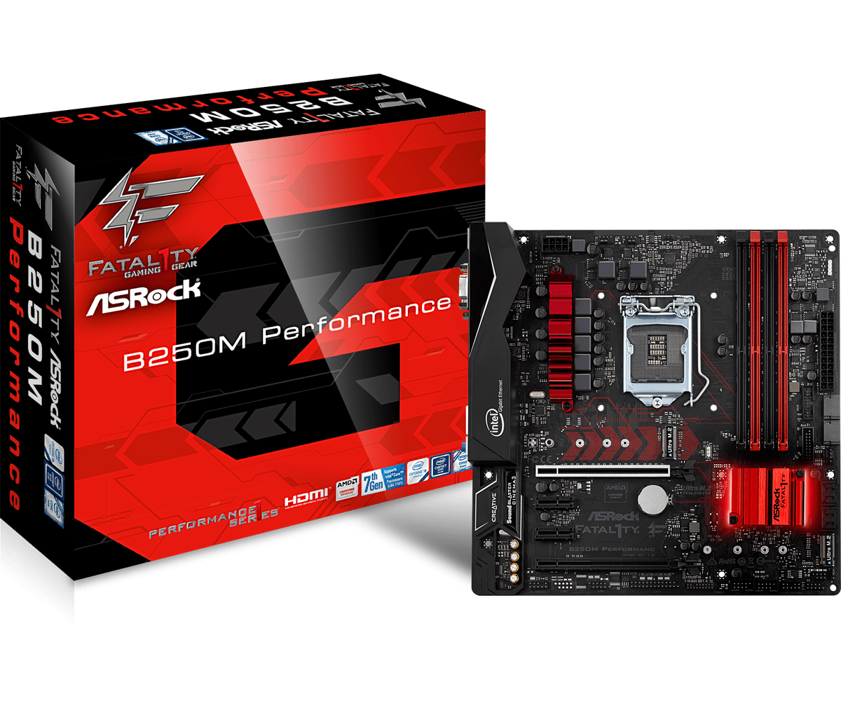 ASRock > Fatal1ty B250M Performance