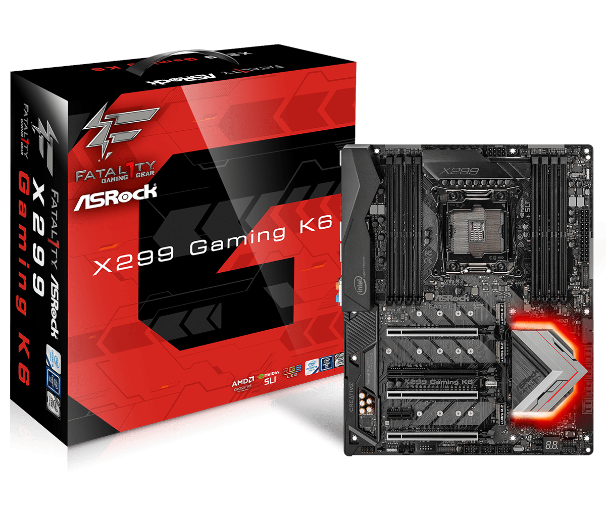 ASRock > Fatal1ty X299 Gaming K6