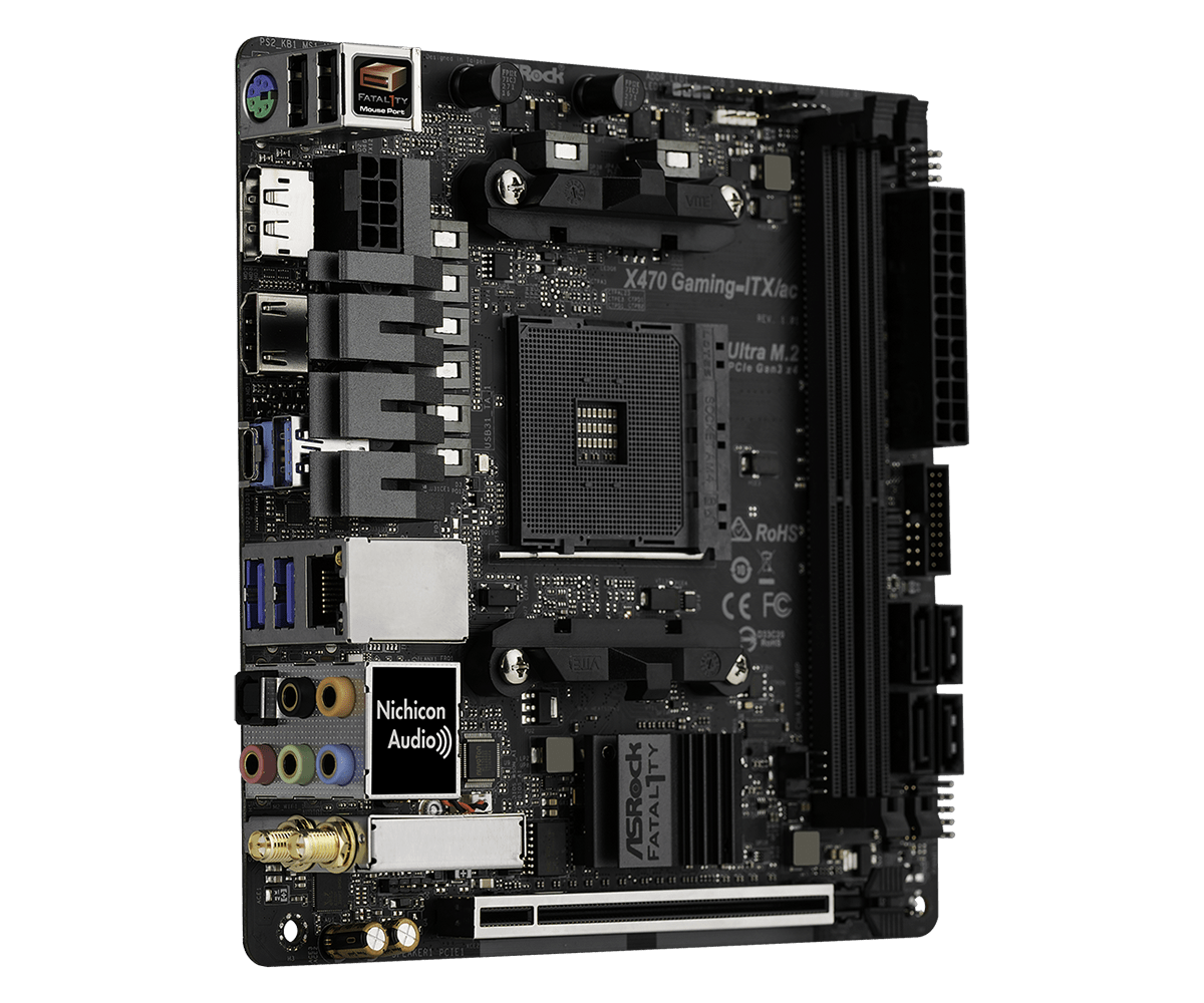 ASRock > Fatal1ty X470 Gaming-ITX/ac