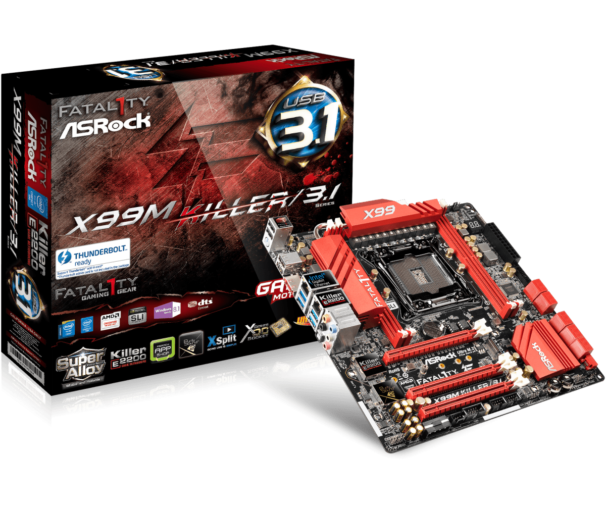 ASRock > Fatal1ty X99M Killer/3.1