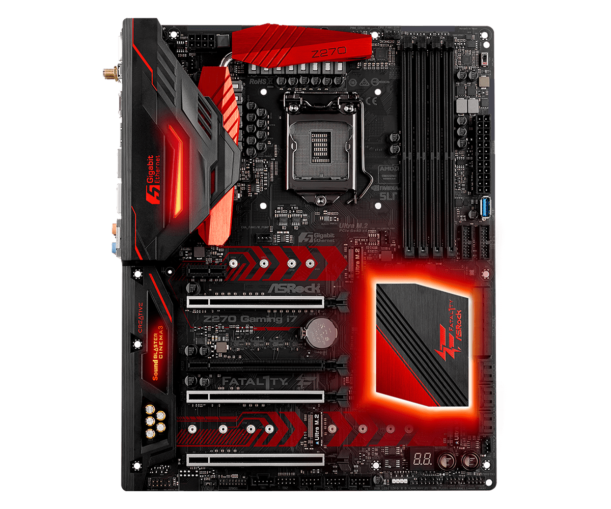 ASRock > Fatal1ty Z270 Professional Gaming i7