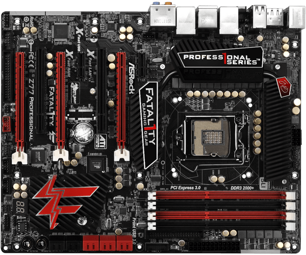 ASRock > Fatal1ty Z77 Professional