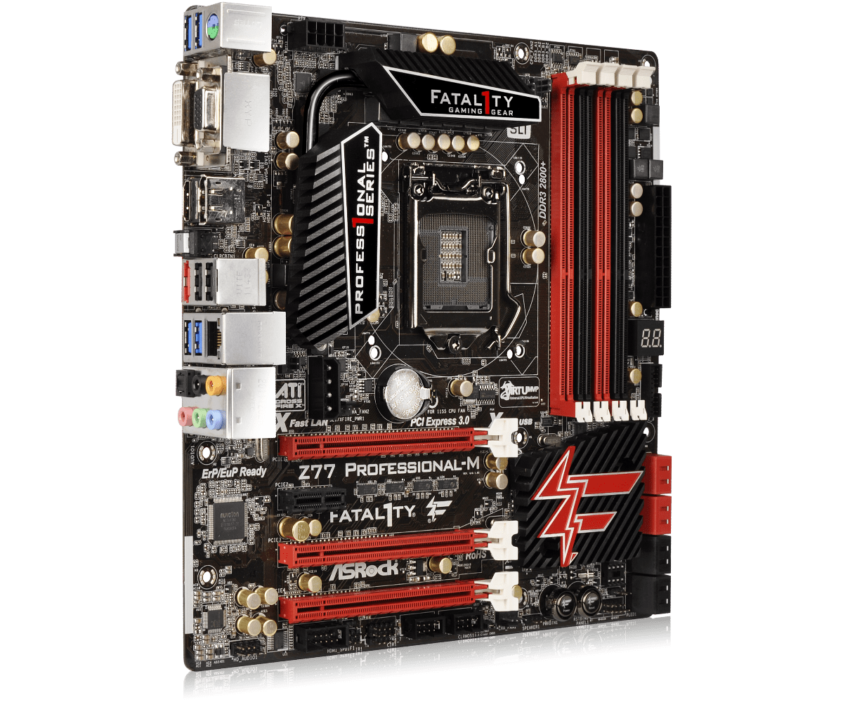 ASRock > Fatal1ty Z77 Professional-M