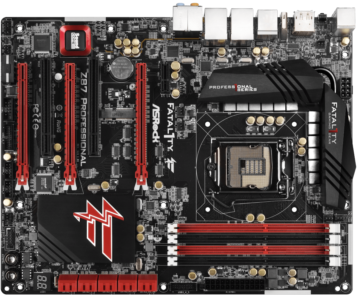 ASRock > Fatal1ty Z87 Professional
