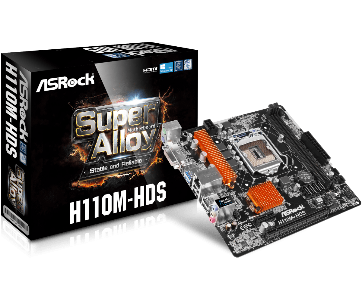 ASRock > H110M-HDS