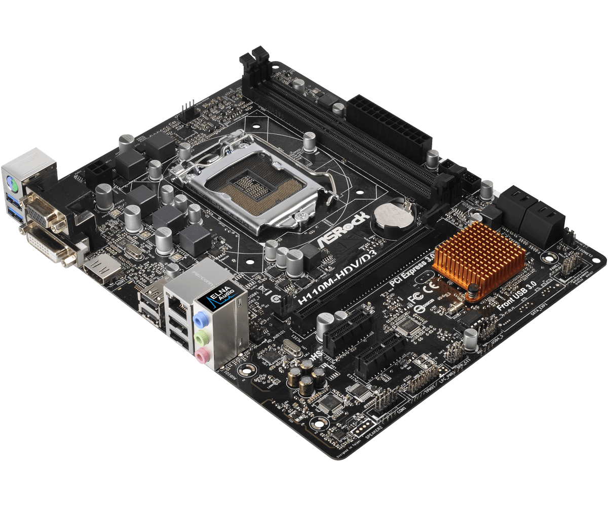 ASRock > H110M-HDV/D3