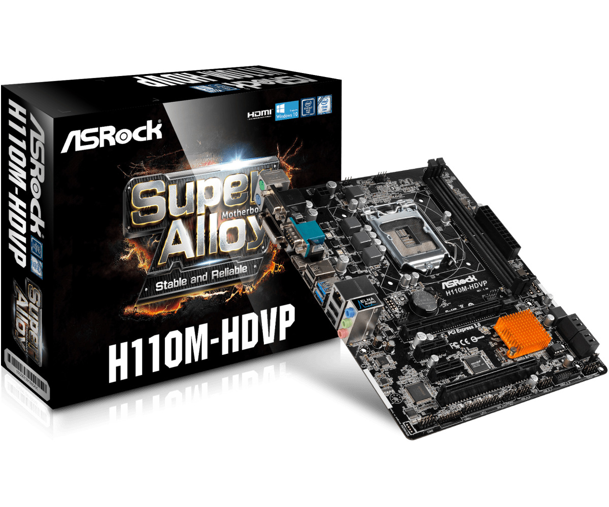 ASRock > H110M-HDVP