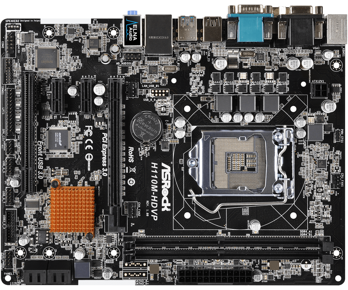 ASRock > H110M-HDVP