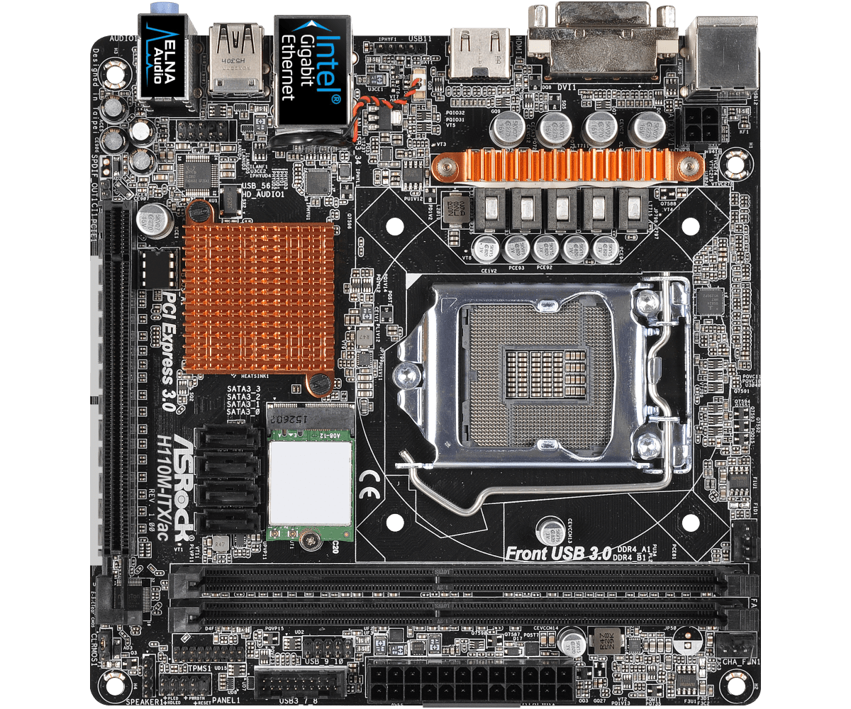 ASRock > H110M-ITX/ac