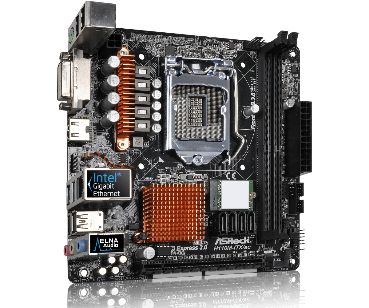 华擎科技 > H110M-ITX/ac