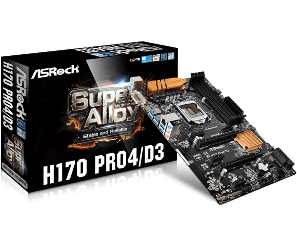 ASRock > H170 Pro4/D3