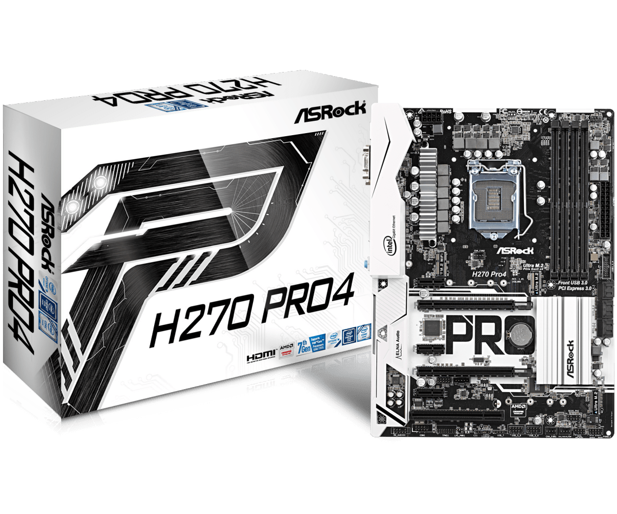 ASRock > H270 Pro4