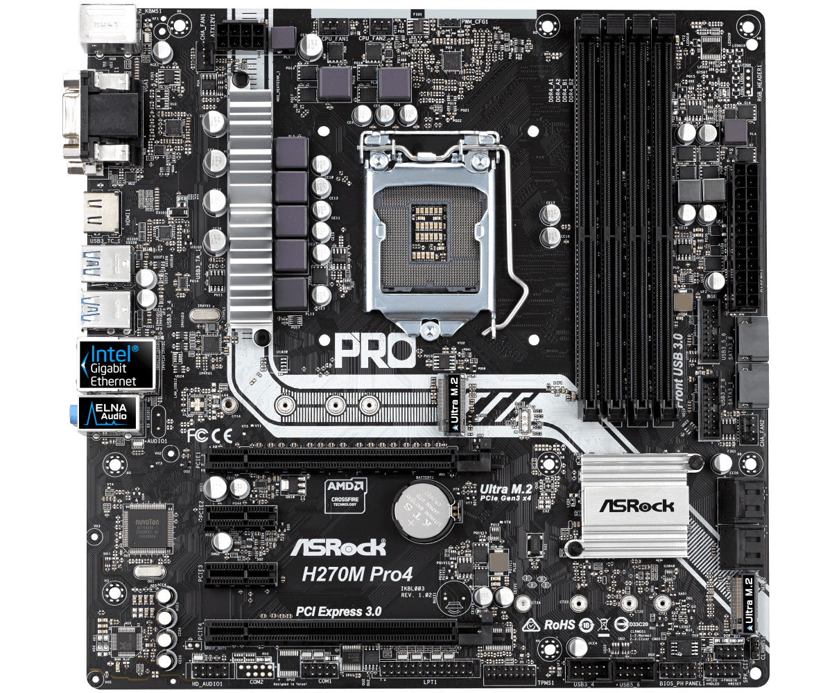ASRock > H270M Pro4