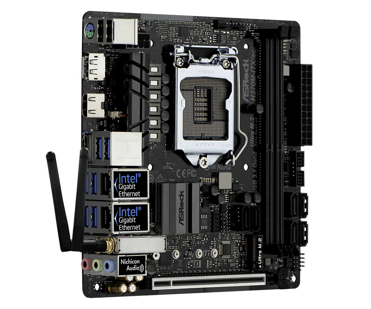 ASRock > H370M-ITX/ac