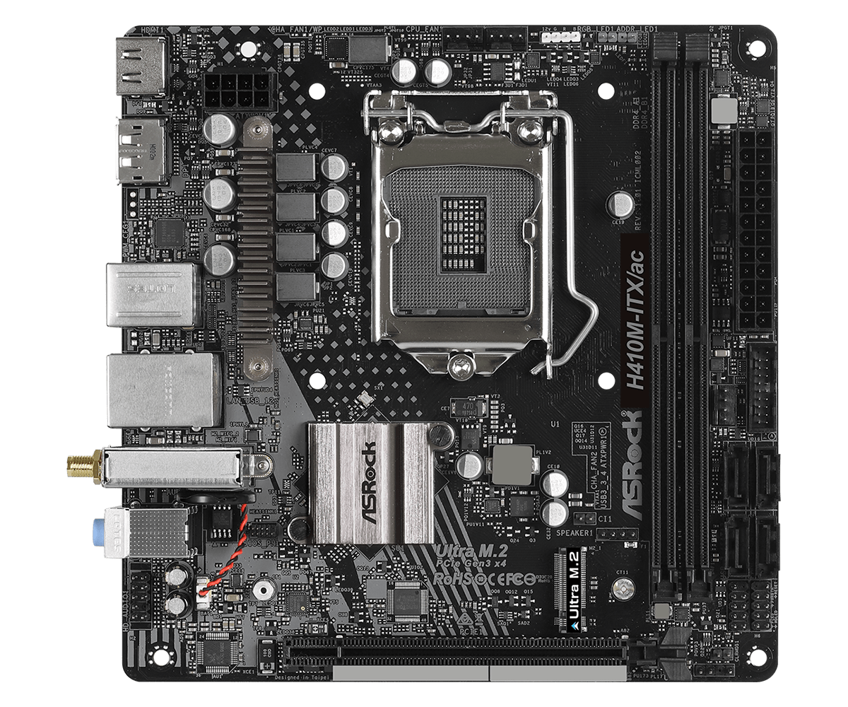 ASRock > H410M-ITX/ac